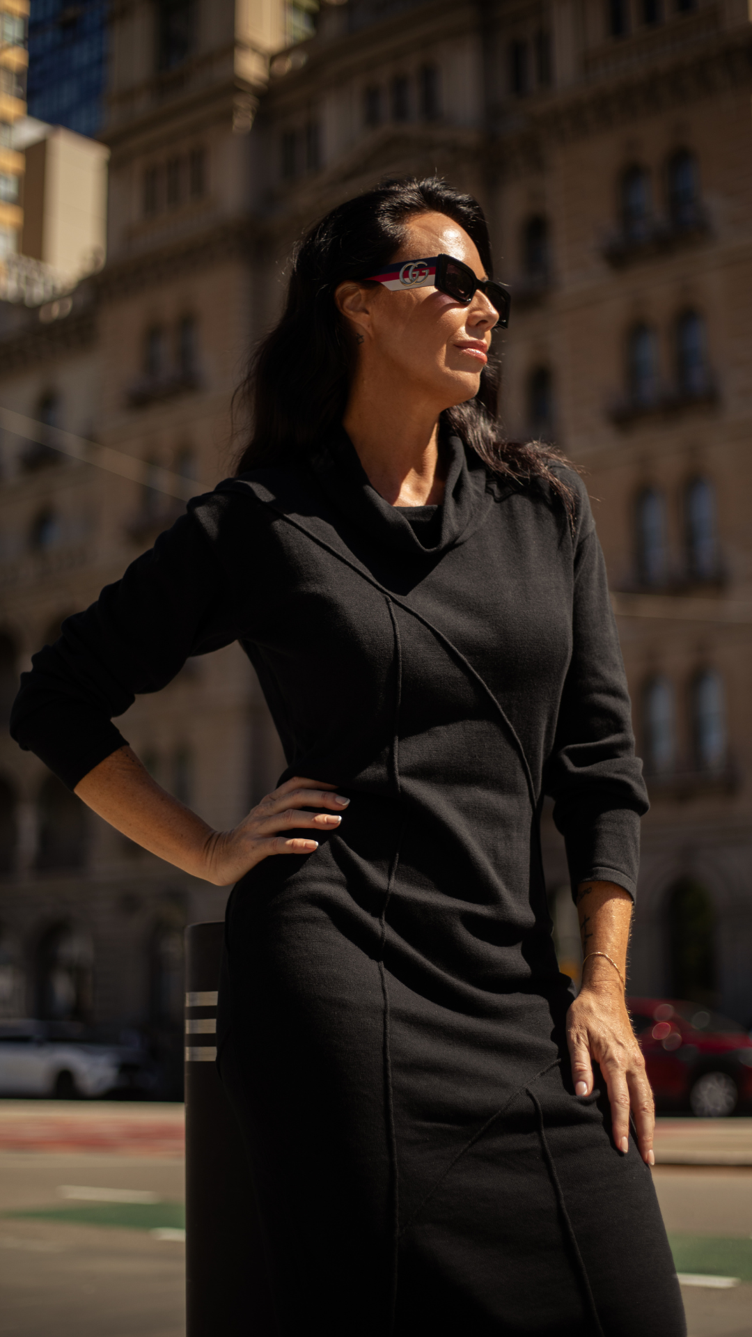 Holly Cotton Knit Dress - Black – Cazinc The Label